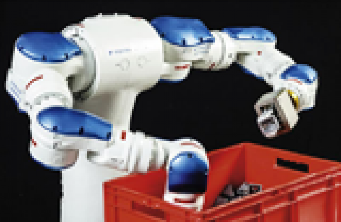 New two-armed robot system for bin picking | WOTech Technical Media ...