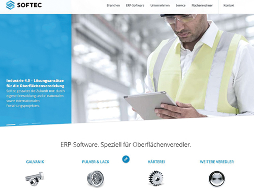 Softec AG mit neuem Corporate Design und Website | WOTech Technical Media | WOMag | WOClean